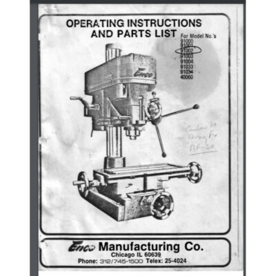 Milling - Enco Milling