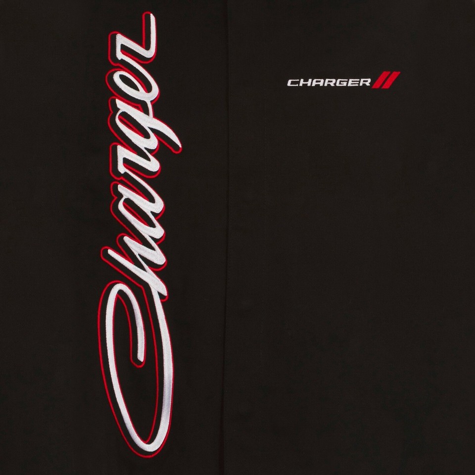 Authentic Dodge Charger Racing Embroidered Cotton Twill Jacket JH ...