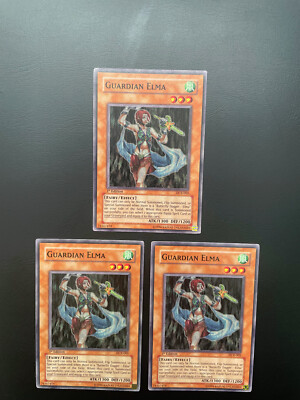 Yugioh Guardian Elma DCR-005 1st Edition Common LP/MP X3 | eBay
