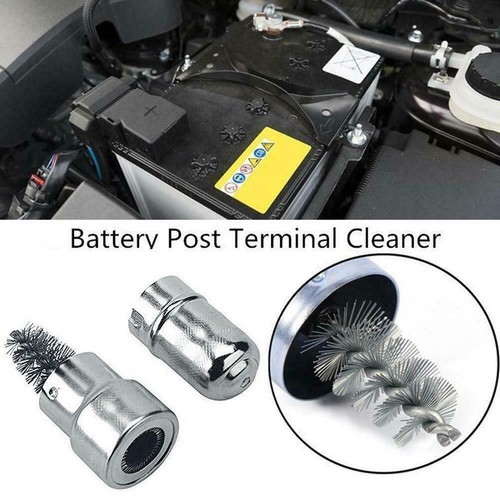Car Auto Battery Post Terminal Cleaner Dirt And Corrosion Brush Hand ...