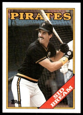 1988 Topps Baseball Card Sid Bream Pittsburgh Pirates #478 | eBay