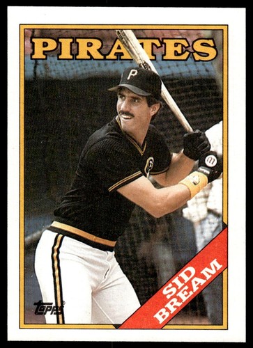 1988 Topps Baseball Card Sid Bream Pittsburgh Pirates #478 | eBay