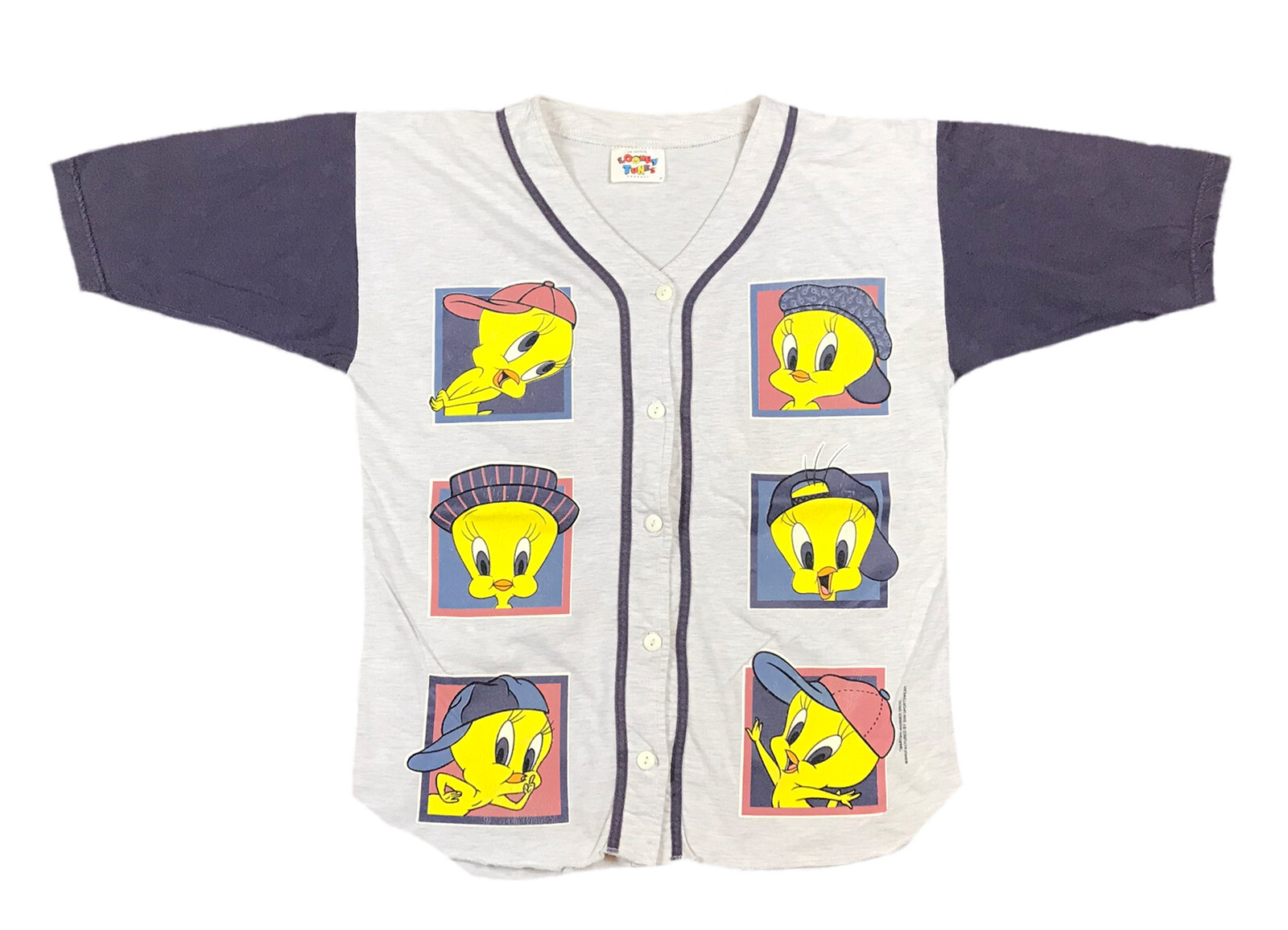 Looney Tunes Women’s 1995 Tweety Bird Baseball Jersey… - Gem