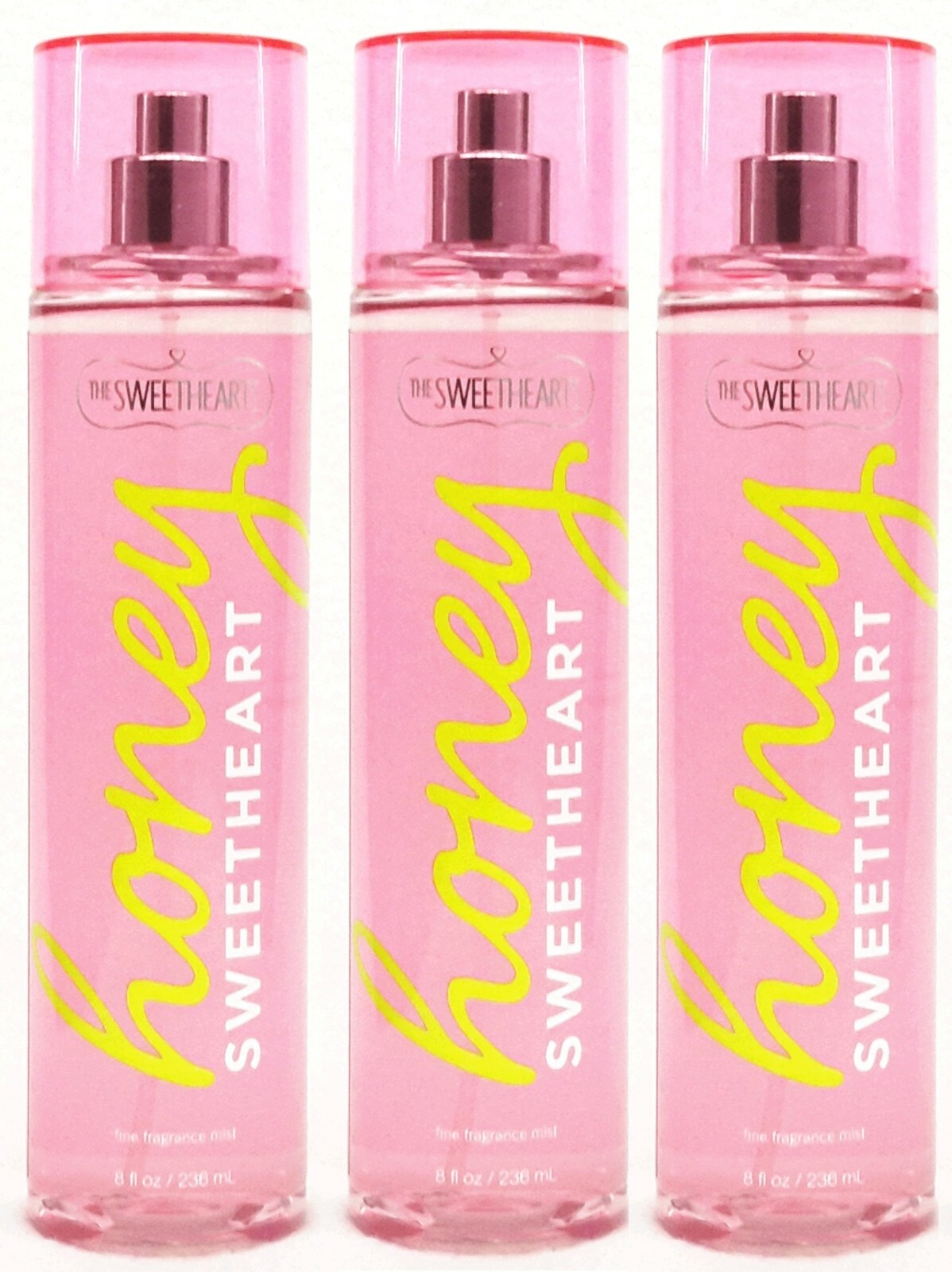 3 Bath & Body Works HONEY SWEETHEART Fine Fragrance Body Mist Spray | eBay