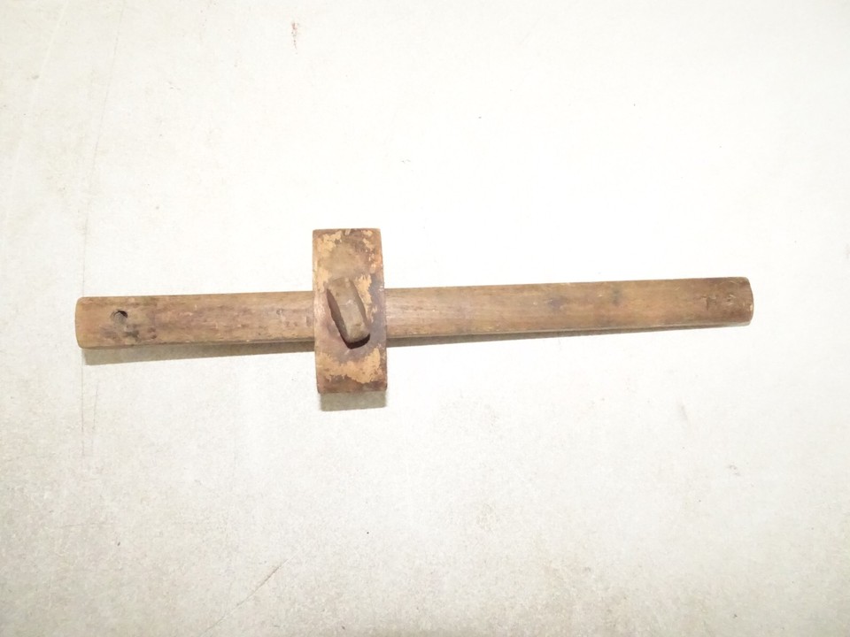 Antique Wood Scribe Woodworking Tool Mortise Marking Gauge Carpenter 10 ...