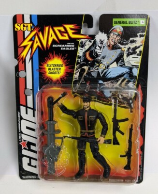 1994 Hasbro GI Joe Sgt Savage General Blitz #5 Screaming Eagles ...