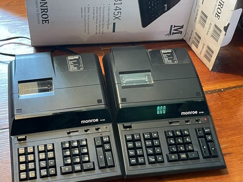 Lot Of Two Monroe 8130 Desktop Calculator For Parts | eBay