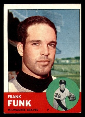 1963 Topps #476 Frank Funk Excellent Braves ID:300287 | eBay