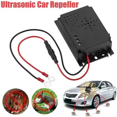 12V Ultrasonic Car Vehicle Mice Repellent Under Hood Mouse Rat Rodent ...