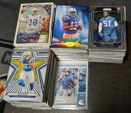 Lot of 400+ all different Indianapolis Colts cards, 16 Inserts, Taylor ...