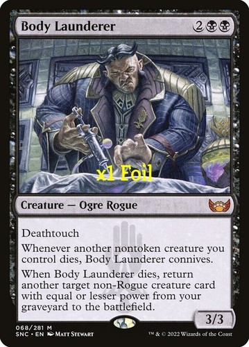 MTG Foil Streets of New Capenna SNC Body launderer MINT | eBay