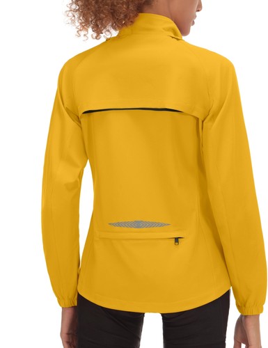 Women's Lightweight Waterproof Cycling Jacket with Removable Sleeves ...