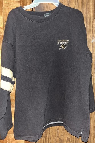 Rare Vintage Univ Colorado Buffaloes Pro Edge Sweatshirt Men’s Sz L | eBay
