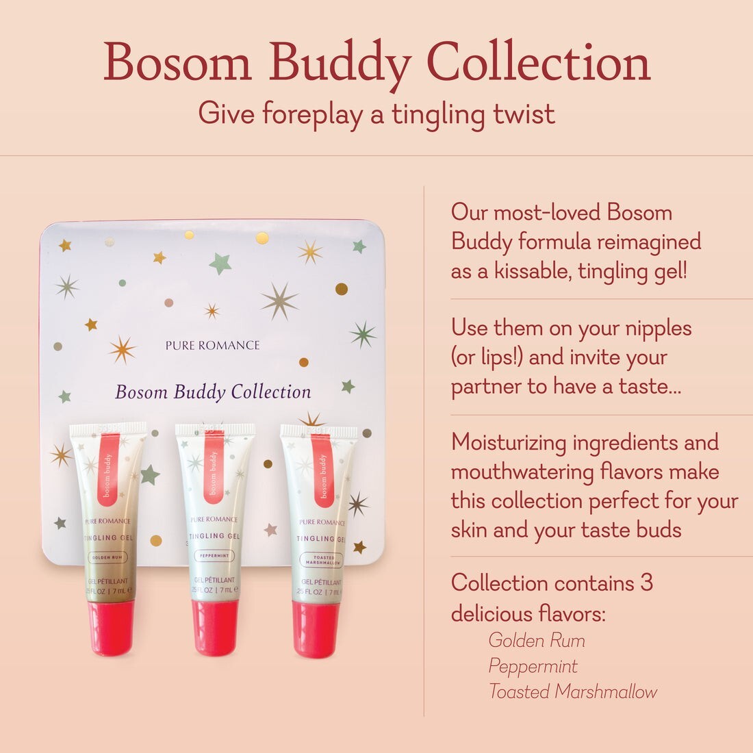 Pure Romance Bosom Buddy Collection - Limited Edition - New | eBay