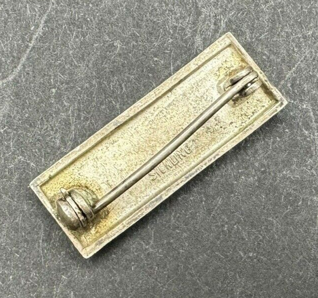 Vintage Military STERLING SILVER Bar Pin WWII? | eBay