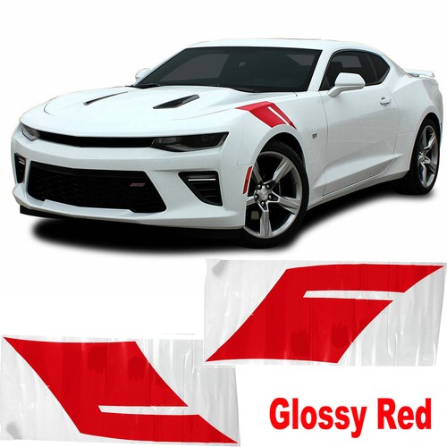 Fit for Chevy Camaro RS SS ZL1 LT LS Red Hash Marks Decal Side Fender ...
