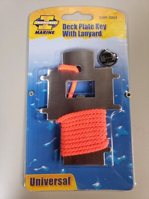Boat Deck Plate Key Tool Screw Driver Bottle Opener Waste Marine BR6 | eBay