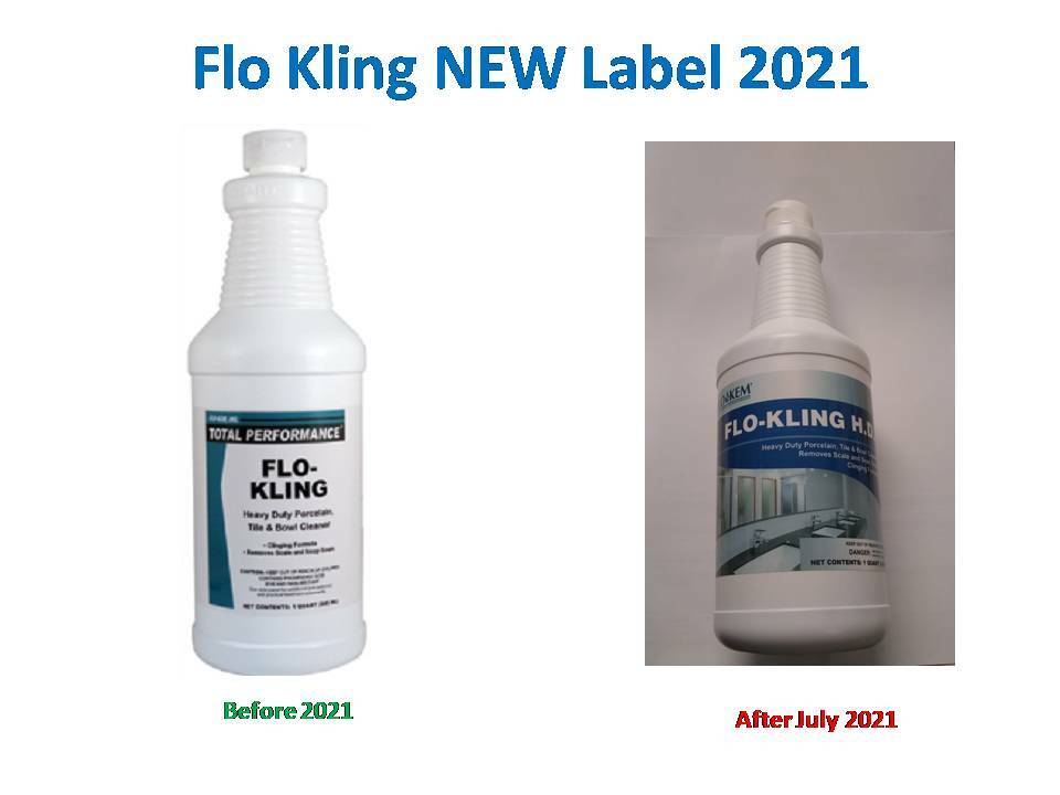 Flo Kem - Flo Kling - Heavy Duty Porcelain Tile & Bowl Cleaner - qt | eBay