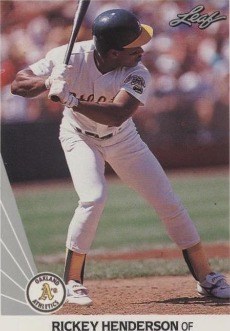 1990 Leaf - Rickey Henderson #160 for sale online | eBay UK