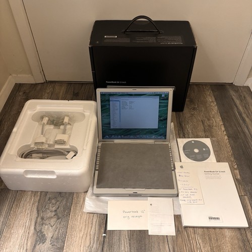 Apple PowerBook G4 12-inch 1.33GHz 512MB With Box Tested w/ Orig ...