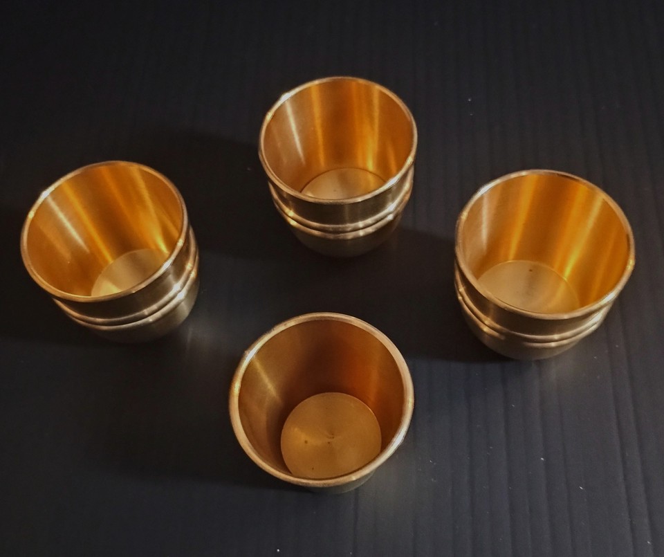 Magic Trick Mini-Brass Chop Cups & Balls Set | eBay