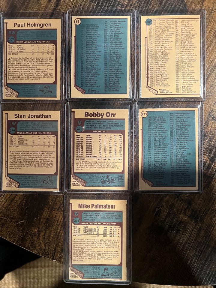 1977-78 OPC Hockey Complete Set 1-396 | eBay