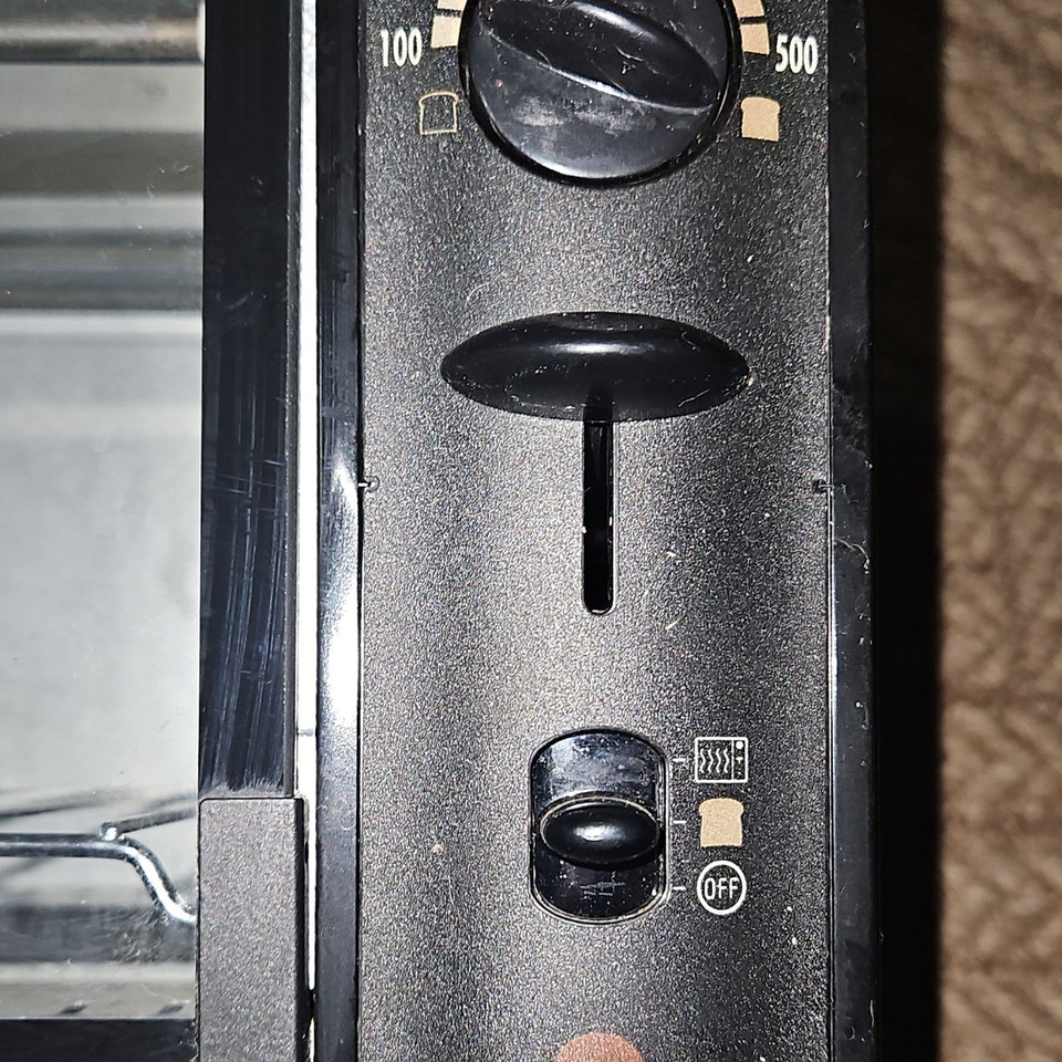 Black Silver Electric Toaster Oven with Timer and Rack | eBay