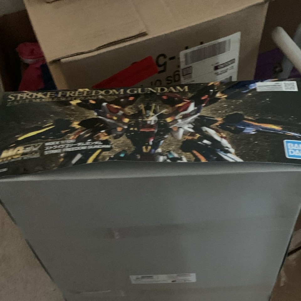 Bandai MGEX 1/100 Strike Freedom Gundam Model Kit Extreme Metallic ...