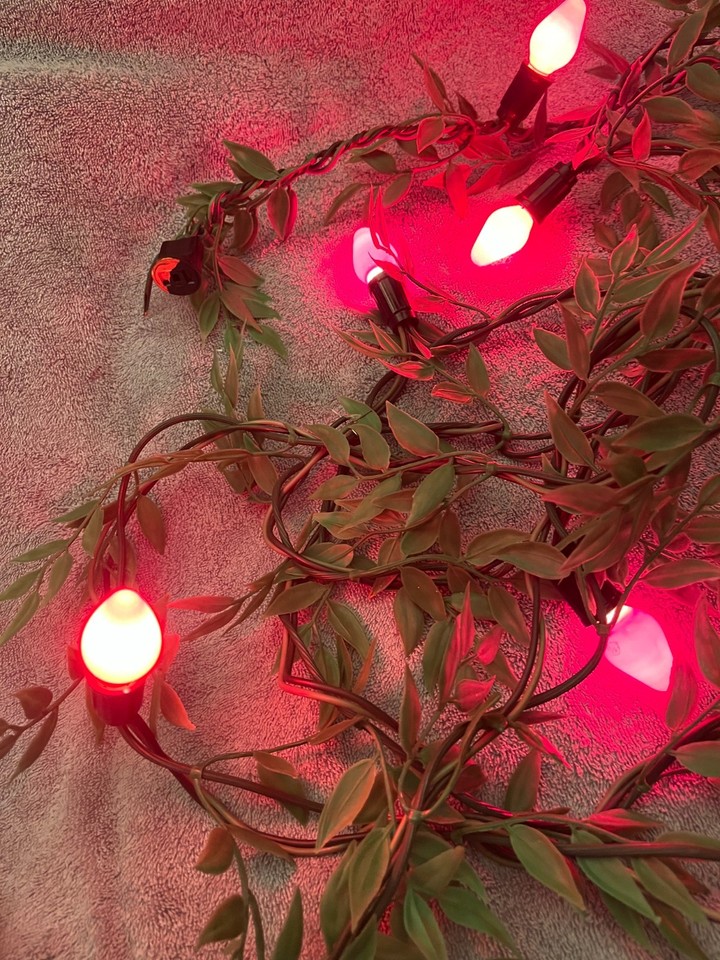 Vintage 1960's Plastic Ivy Light Strand RV Camper | eBay