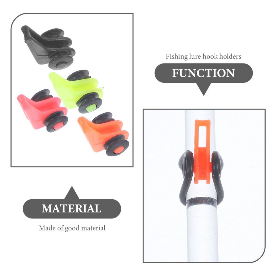 Set of 2 Baiter Fishing Secure Keeper Holder Lure Covers for Rod | eBay