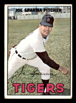 1967 Topps Baseball #13 Joe Sparma VG *e3 | eBay