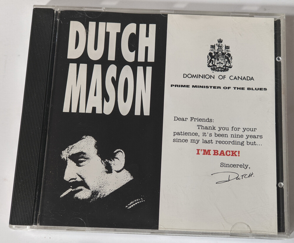 DUTCH MASON I'm Back! CD SPCD 1169 Stony Plain 1991 Canada BLUES | eBay