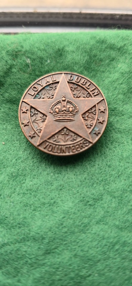 LOYAL DUBLIN VOLUNTEERS LDV LAPEL BADGE - ULSTER VOLUNTEER FORCE UVF ...