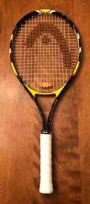 Head Tour Pro Tennis Racquets Yellow and Black 4 3/8" Grip 3 EUC Very ...