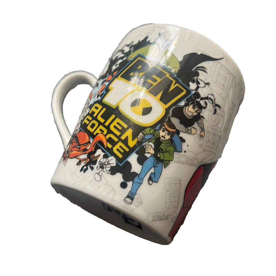 Ben 10 Mugs Kinnerton Alien Force It’s hero Time Cartoon Network | eBay UK