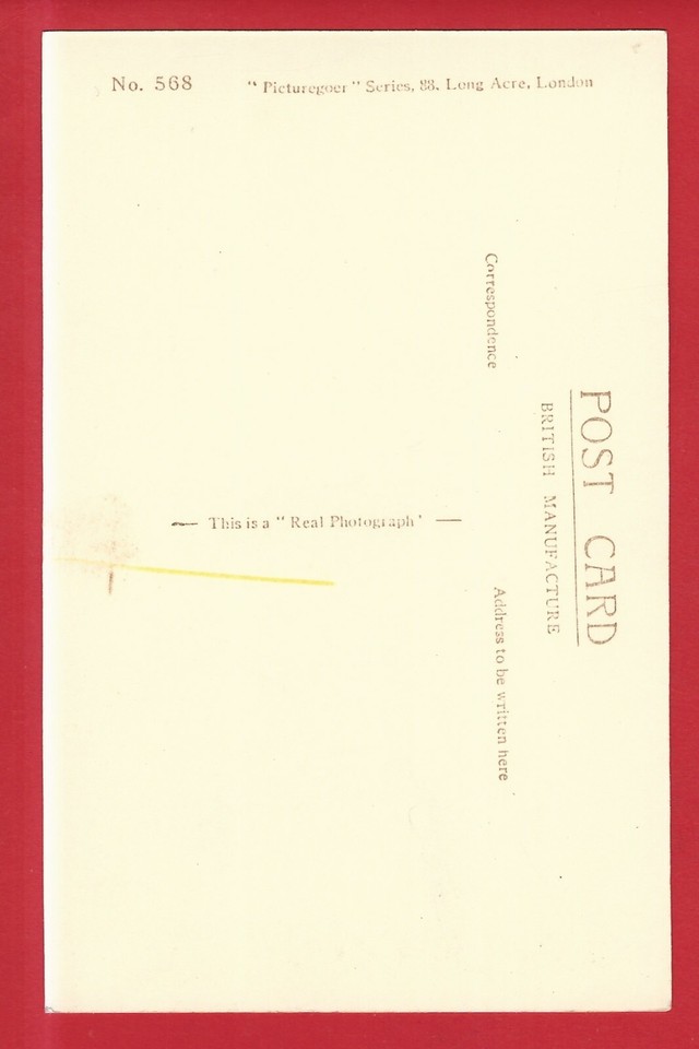 PICTUREGOER FILM STAR POSTCARDS - Card Range 501 to 600 - PICK YOUR OWN ...