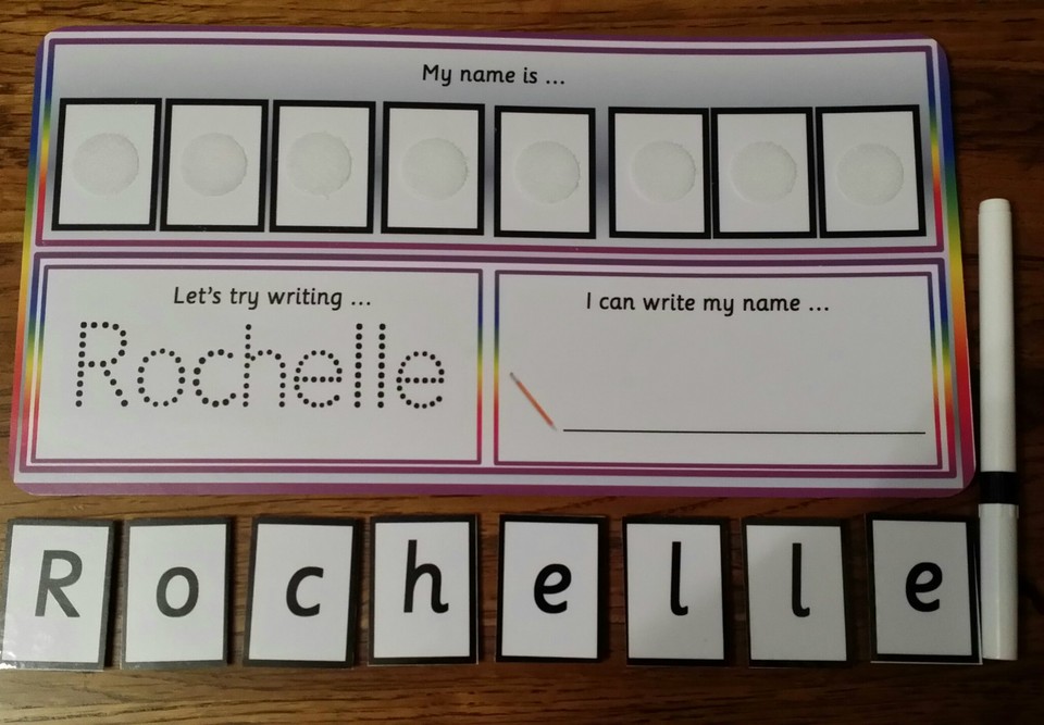 I can Write and Spell my Name - EYFS - Starting school - Wipe clean ...