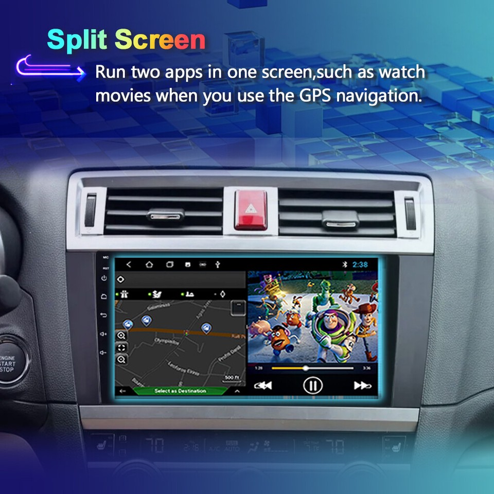 For Subaru Legacy Outback 2015-2018 Android 14 Car Stereo GPS Navi Head ...