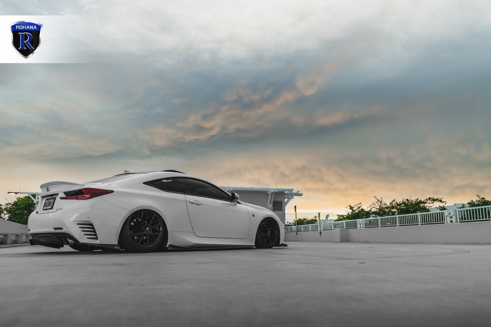 20” ROHANA RFX10 GLOSS BLACK CONCAVE WHEELS FOR LEXUS LS460 LS500 20X9 ...