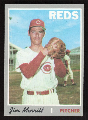 1970 TOPPS JIM MERRITT 616 VG-EX BASEBALL CINCINNATI REDS | eBay