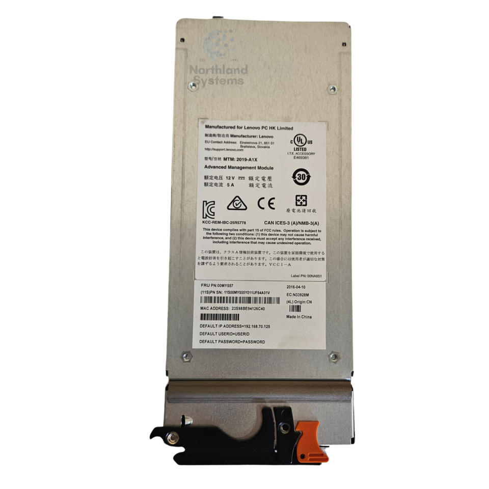 IBM 2019-A1X Advanced Management Module for BladeCenter 00MY557 | eBay