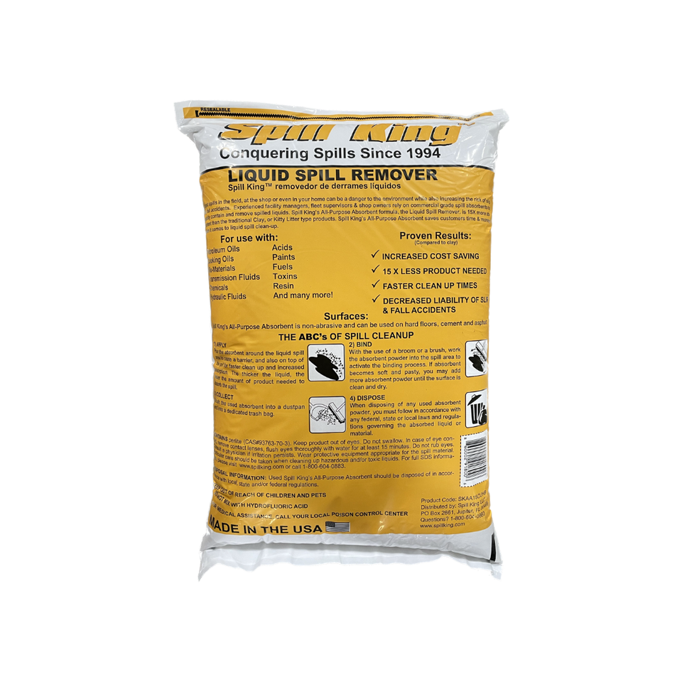 Spill King Absorbent 1.5 CU Ft. Per Bag | Environmentally Safen ...
