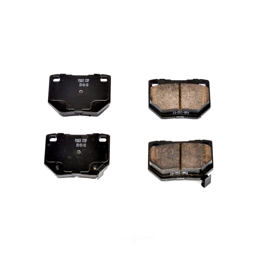 PowerStop 16461 Disc Pads and Brake Shoes - Disc Brake Pad Set, Rear ...