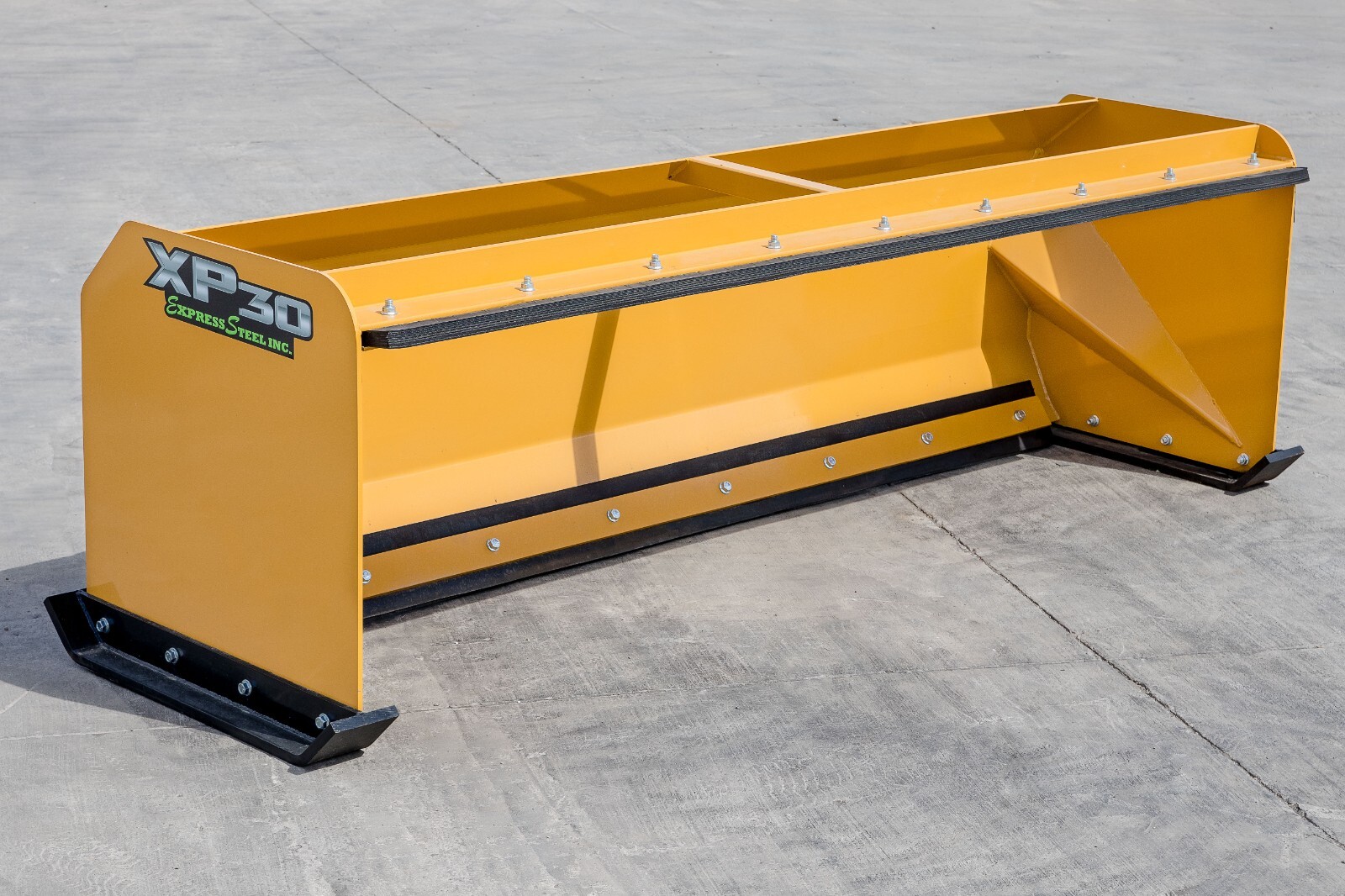 8' XP30 snow pusher boxes with pullback bar - skid steer bobcat - FREE ...