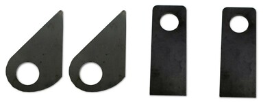 Weld On Steel Ramp Gate Holder Hinge plates HD Equipment Trailer for 1. ...