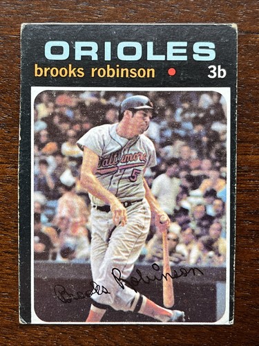 (3) Brooks Robinson HOF Starter Lot Topps 1971 #300 1977 #285 1978 #4 ...