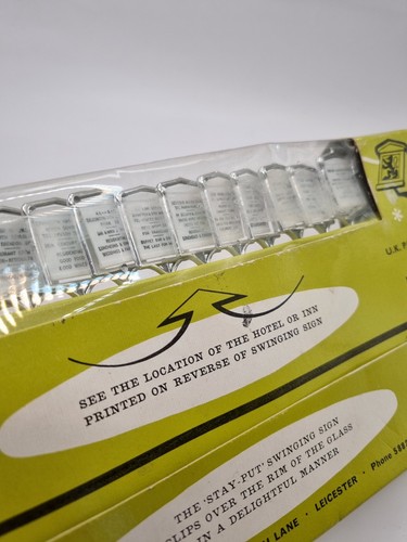 VINTAGE COCKTAIL STICKS boxed Unopened North Devon Hotels & Inn Signs ...