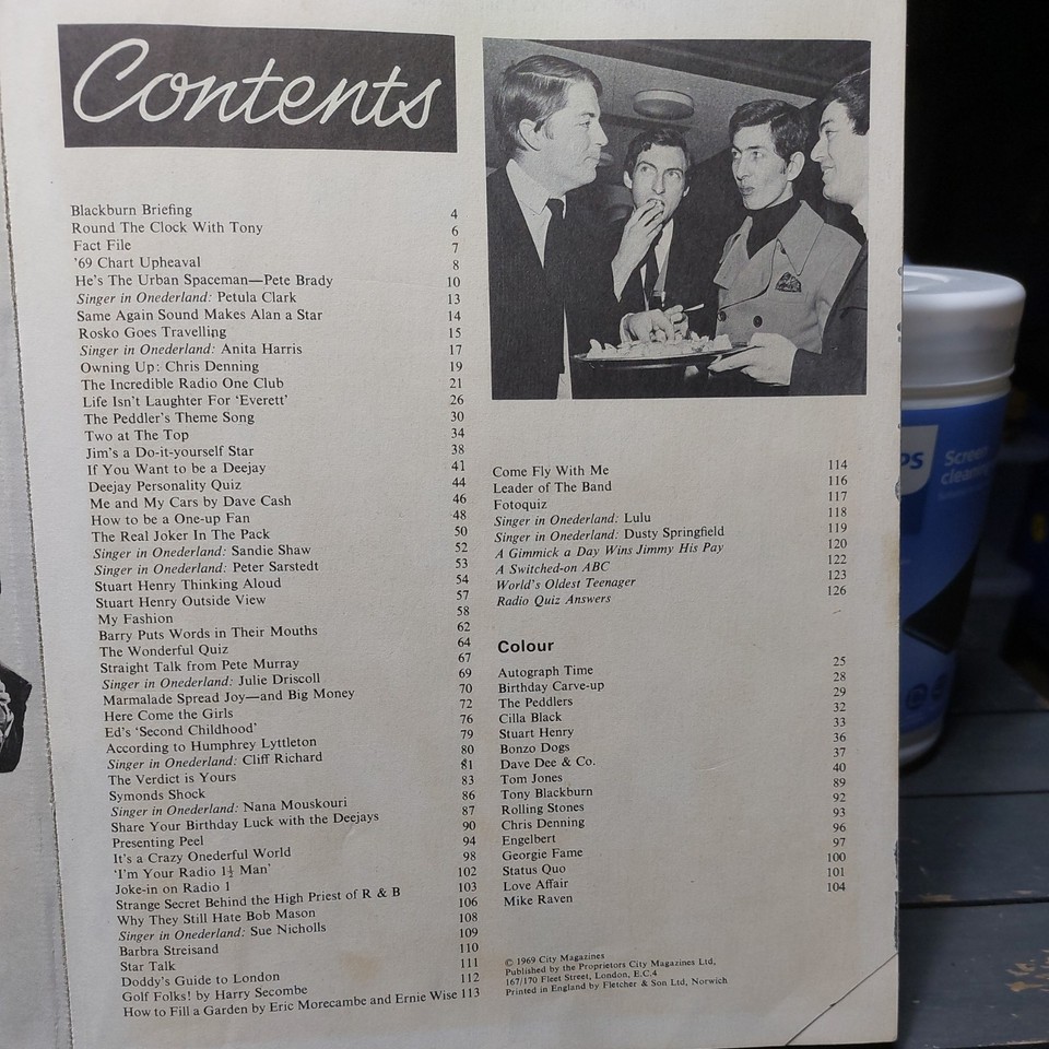 Radio One Annual (Jeffery Scott et al - 1969) (ID:58328) | eBay UK