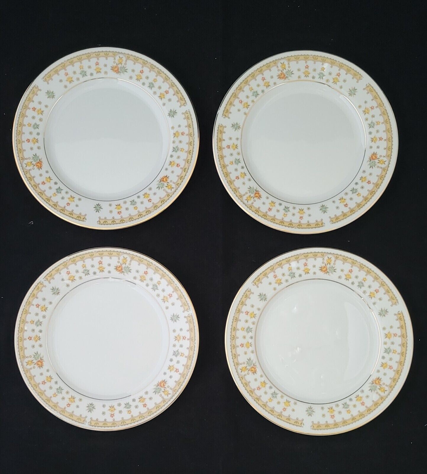 Fine China of Japan Dinner Plate (set of 4) pattern 4078 Garden Bouquet ...