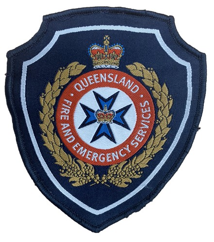 Queensland Fire Emergency Services Cloth Patch Badge Firefighter ...